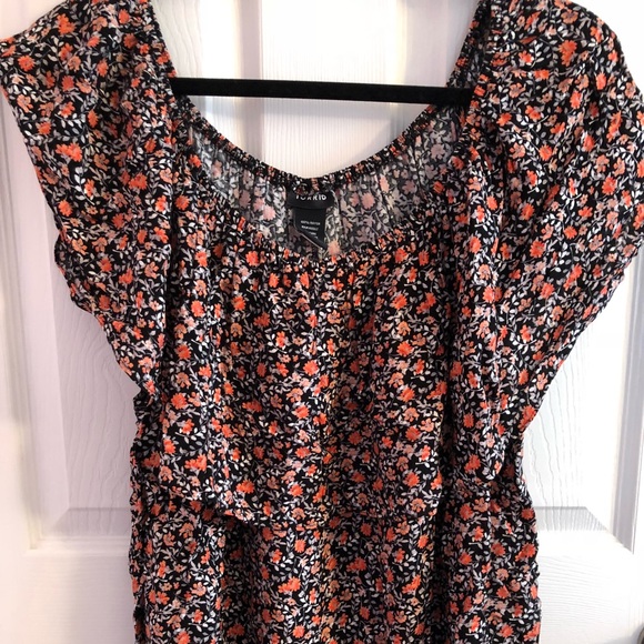 torrid | Tops | Torrid Offshoulder Layered Floral Top Size | Poshmark